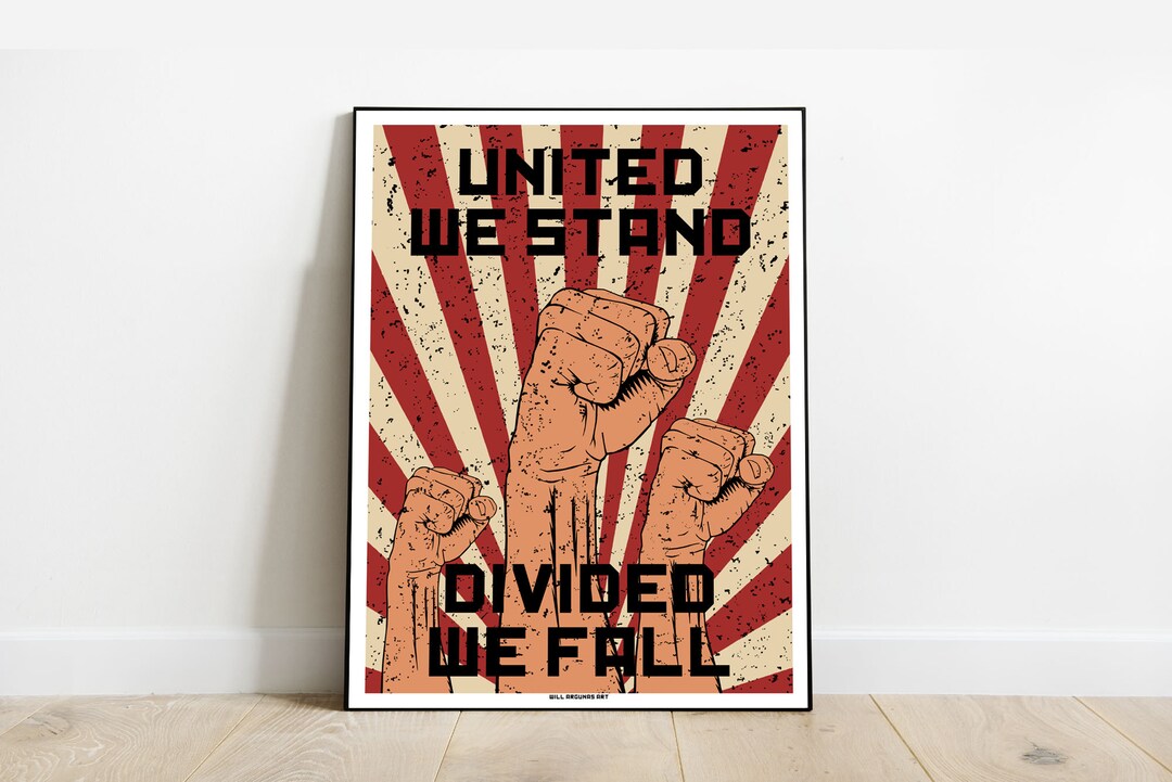 AFFICHE POSTER United We Stand I 30X40 Cm I Edition Limitée I - Etsy