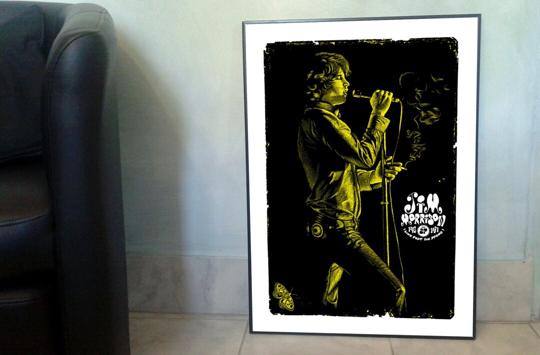The Doors POSTER I Jim Morrison POSTER I Club 27 POSTER by Will Argunas ...