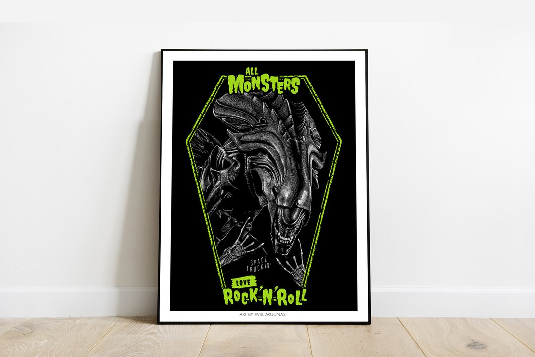 AFFICHE POSTER ALIEN Queen I 30X40 Cm I Edition Limitée I Par Will ...