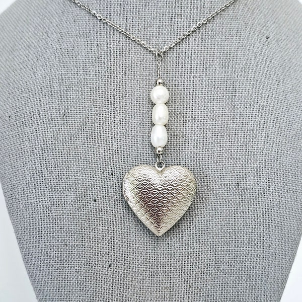 Pearl Locket - Etsy