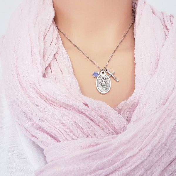 Praying Hands Necklace, Serenity Prayer Necklace, Christian Jewelry ...