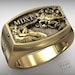 Handmade Creation of Adam Signet Ring: Renaissance Christian Jewelry - Etsy
