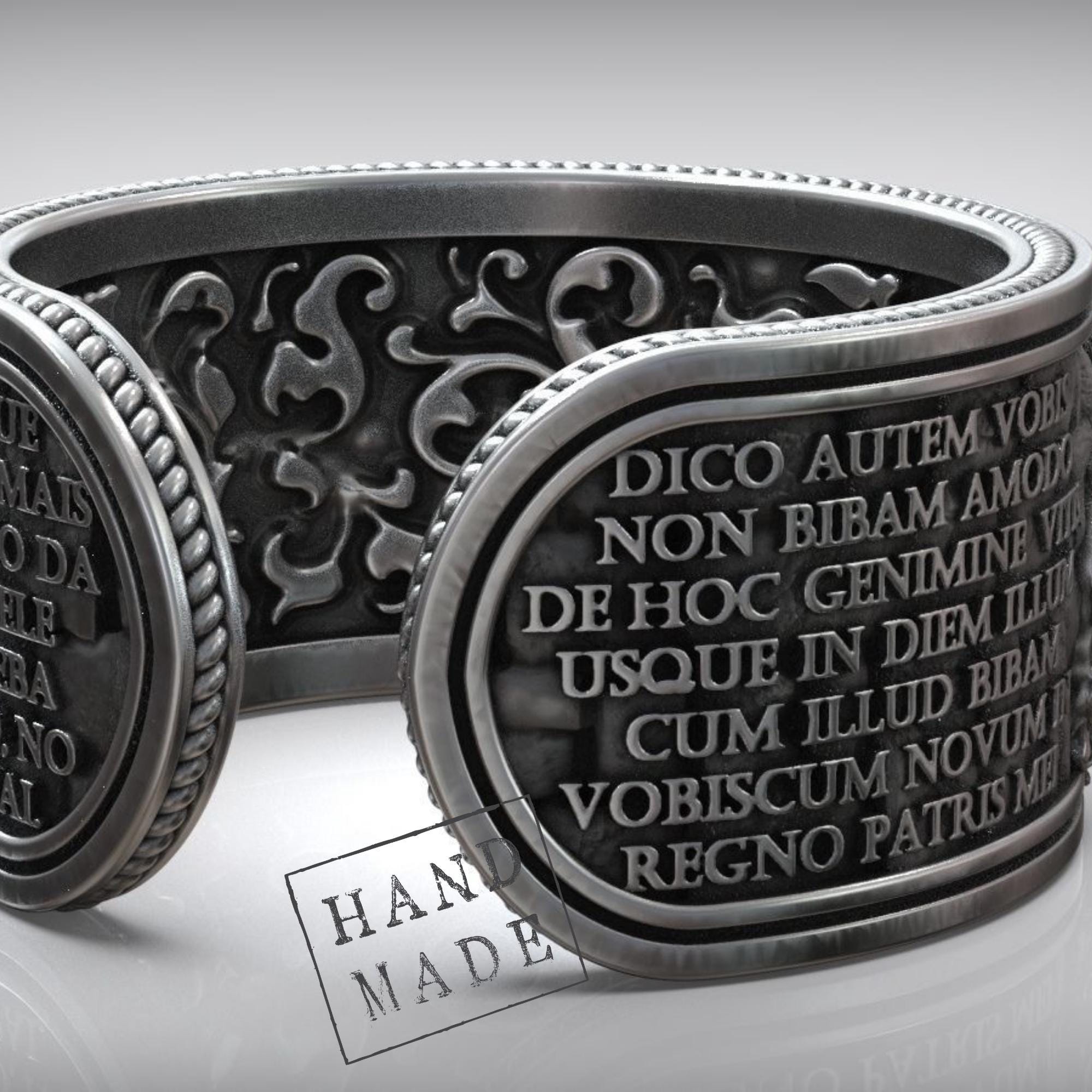 Handcrafted Silver 'the Last Supper' Signet Ring: Religious Gift - Etsy