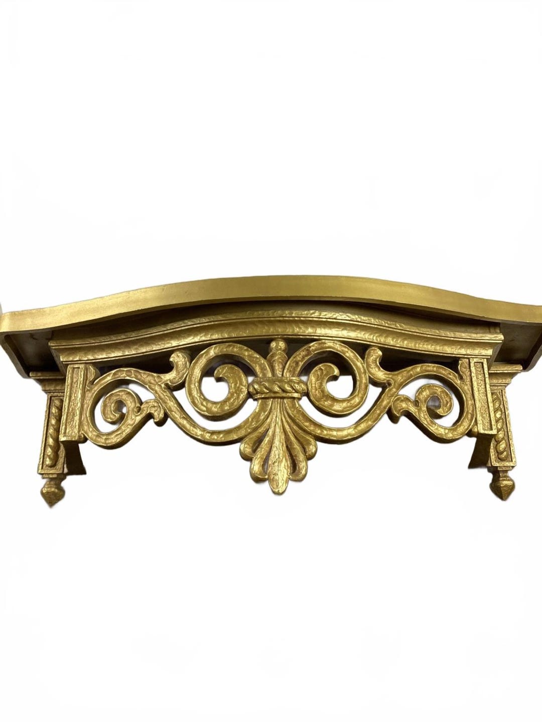 Vintage Dart 3027 Syroco Homco Wall Shelf Gold Ornate Decor Hollywood ...