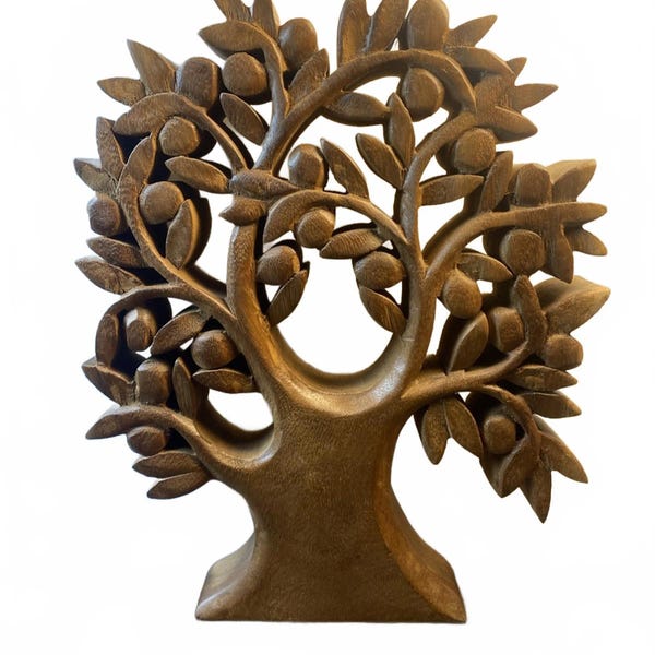 Hand Carved Tree - Etsy