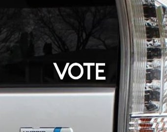 Vote Vinyl Sticker - Etsy