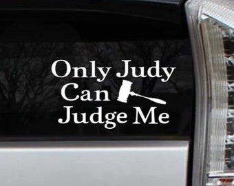 Judge Car Decal - Etsy