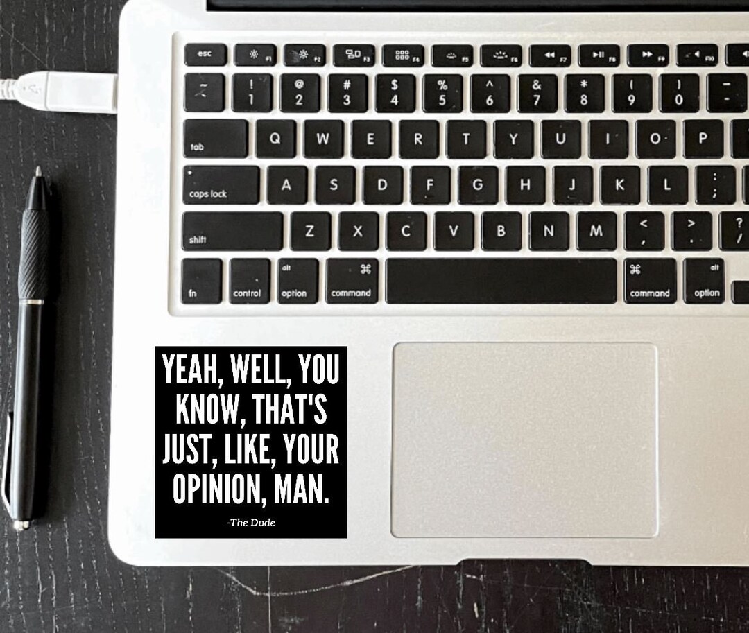 The Big Lebowski the Dude Sticker Laptop Guitar - Etsy