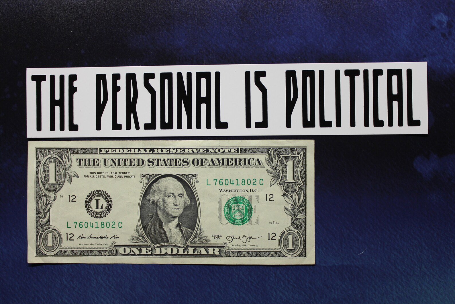 The Personal is Political Vinyl Vinyl Bumper Sticker Political - Etsy