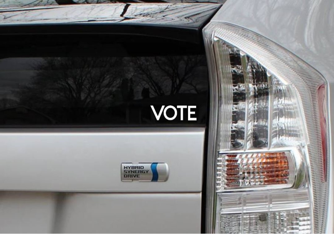 Vote 5-pack Vinyl Decal Die Cut Rub-on Sticker Bumper Elections ...