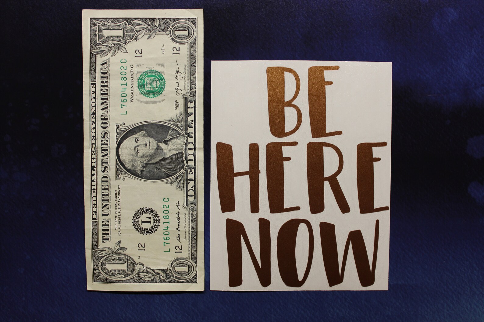 Be Here Now Rub-on Vinyl Die Cut Decal Bumper Sticker Car | Etsy