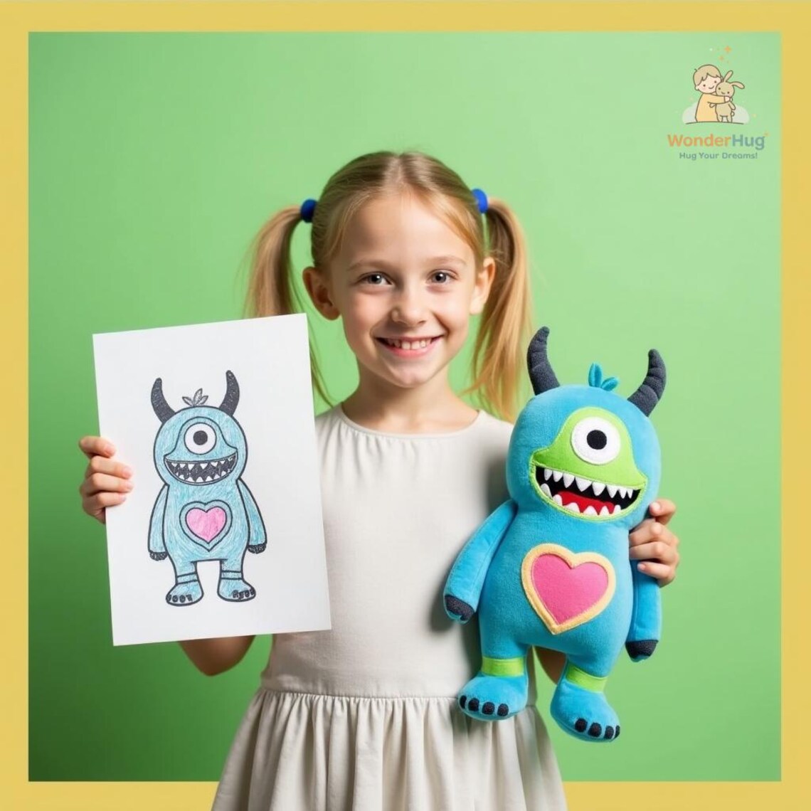 Custom Plush From Drawing, Custom Plush From Photo,plush From Art, Art ...