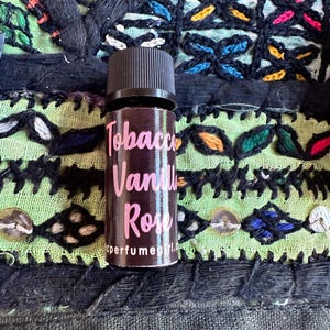 TOBACCO VANILLA ROSE Artisan Botanical Perfume /| Natural Perfume ...