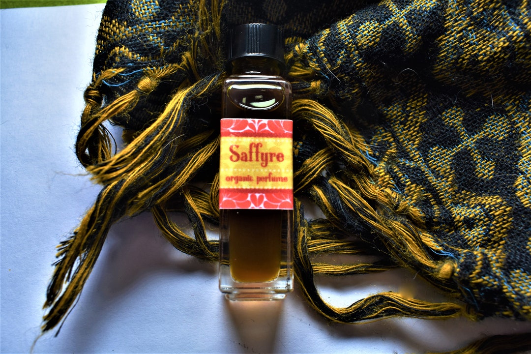 SAFFYRE |\ Organic Sargol Saffron Perfume, Black Currant, Rose, Henna ...