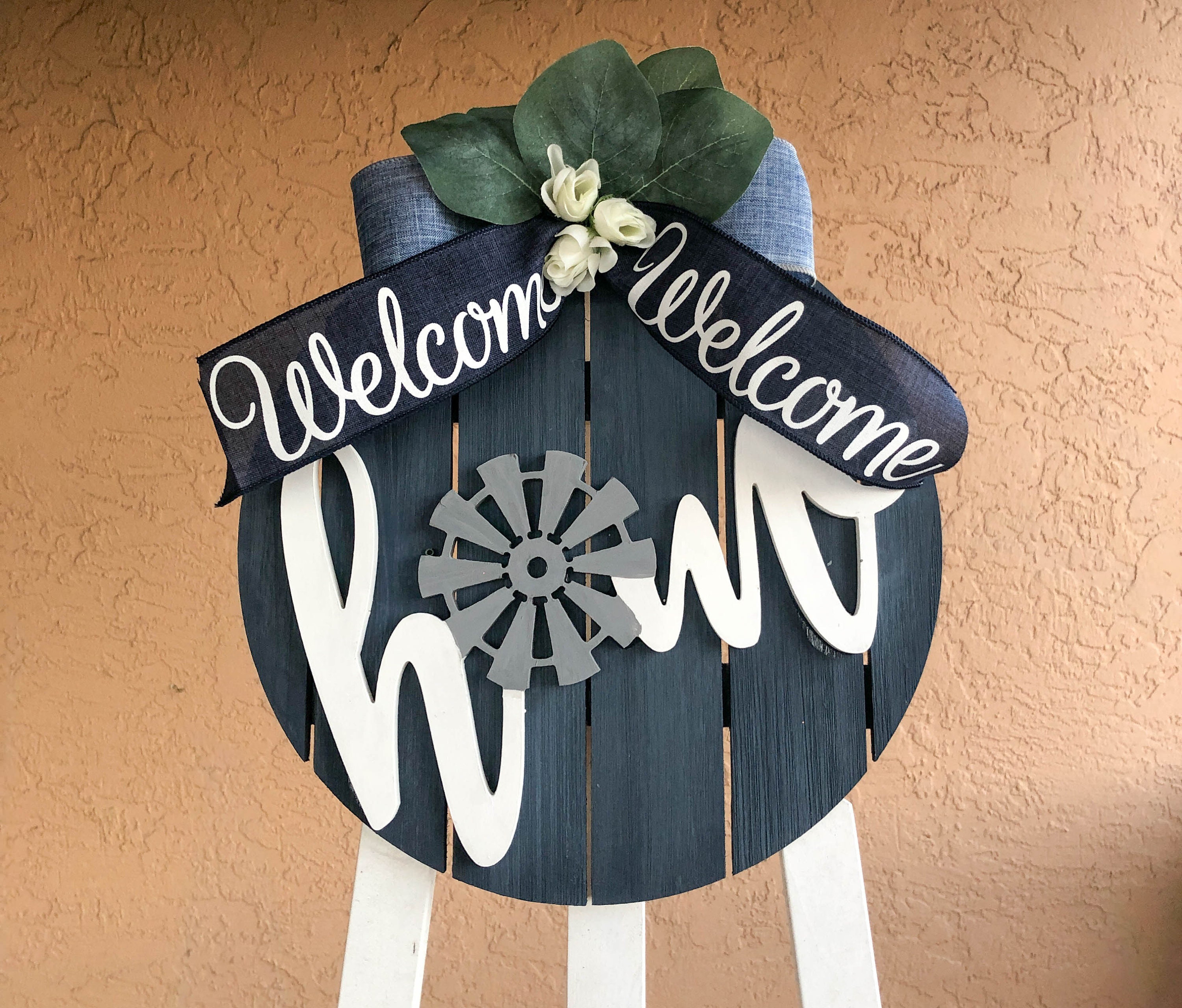Welcome Door Hanger, Farmhouse Decor, Farmhouse Home Door Hanger, Front ...