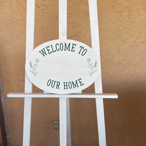 Welcome Sign, Welcome Address Sign, Outdoor House Number Sign ...
