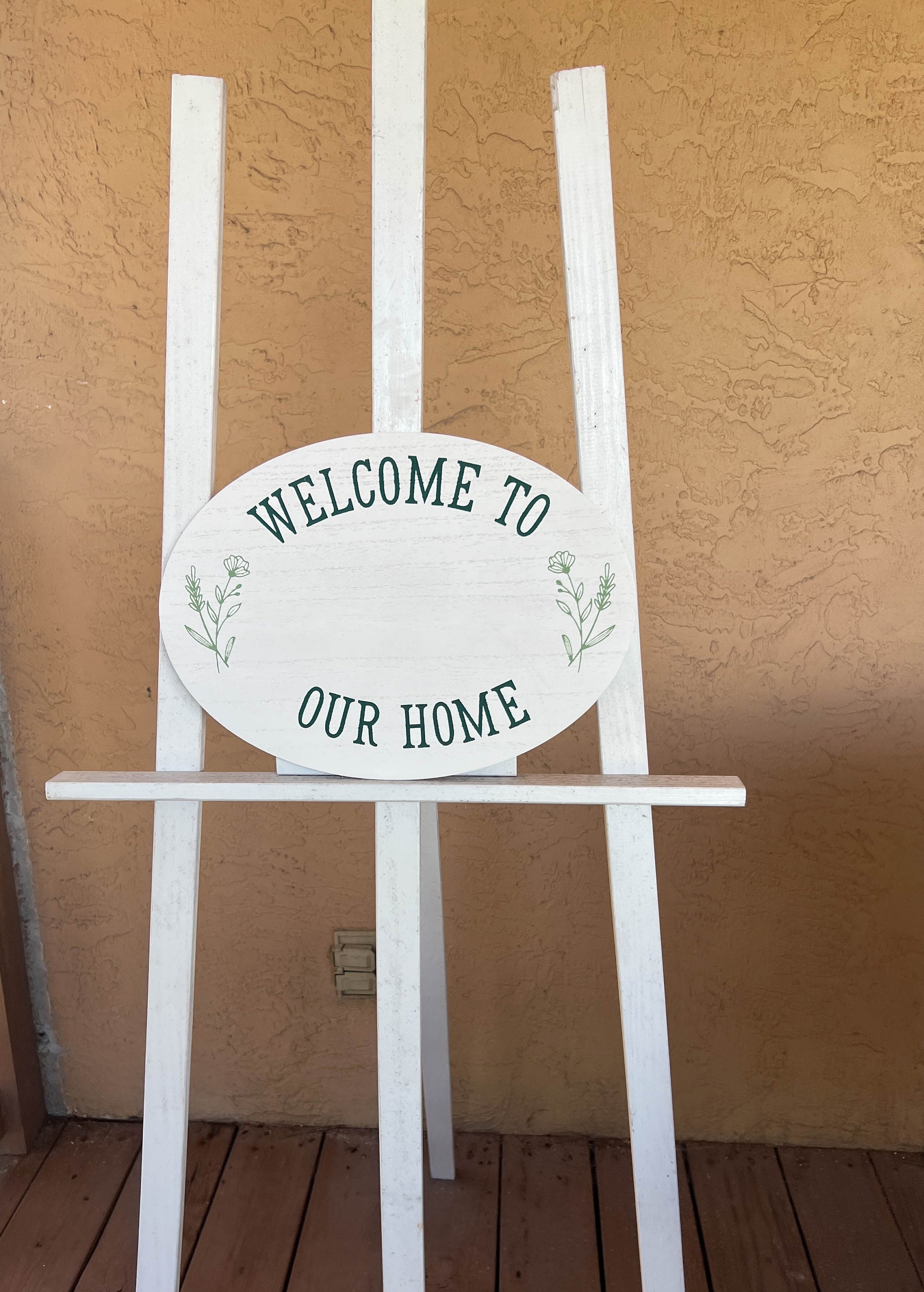 Welcome Sign, Welcome Address Sign, Outdoor House Number Sign ...