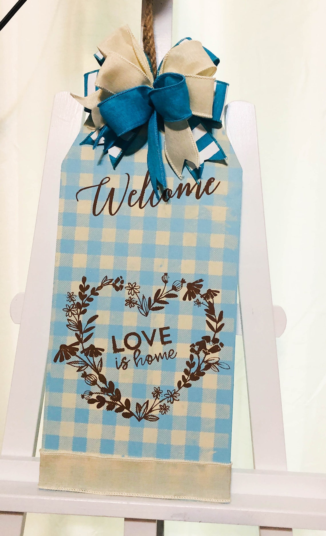 Wooden Door Tag, Door Decor, - Etsy