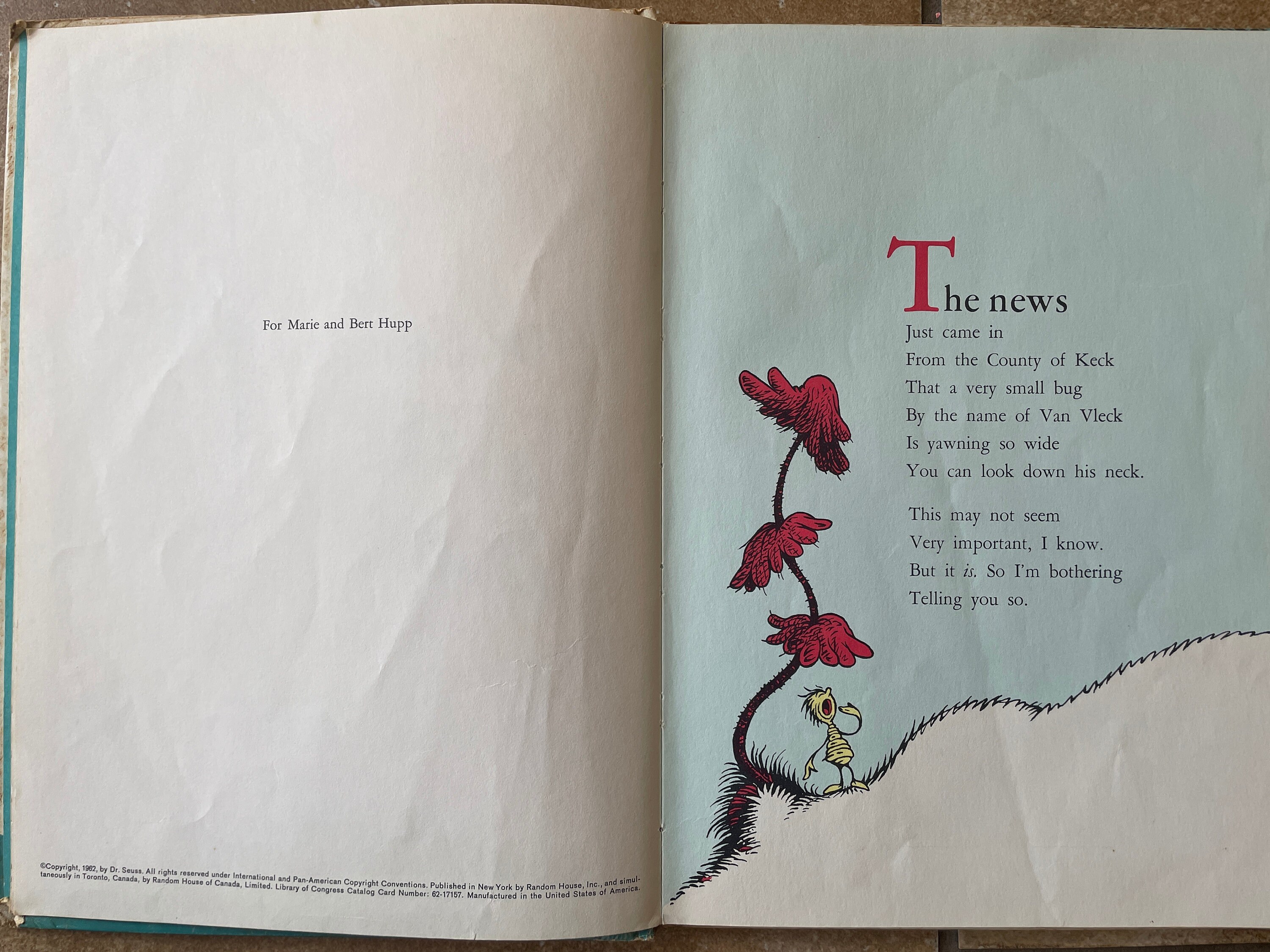 Dr. Seuss's the Sleep Book, First Edition - Etsy