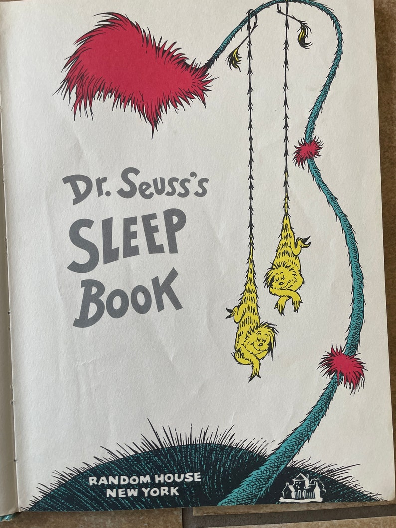 Dr. Seuss's the Sleep Book, First Edition - Etsy