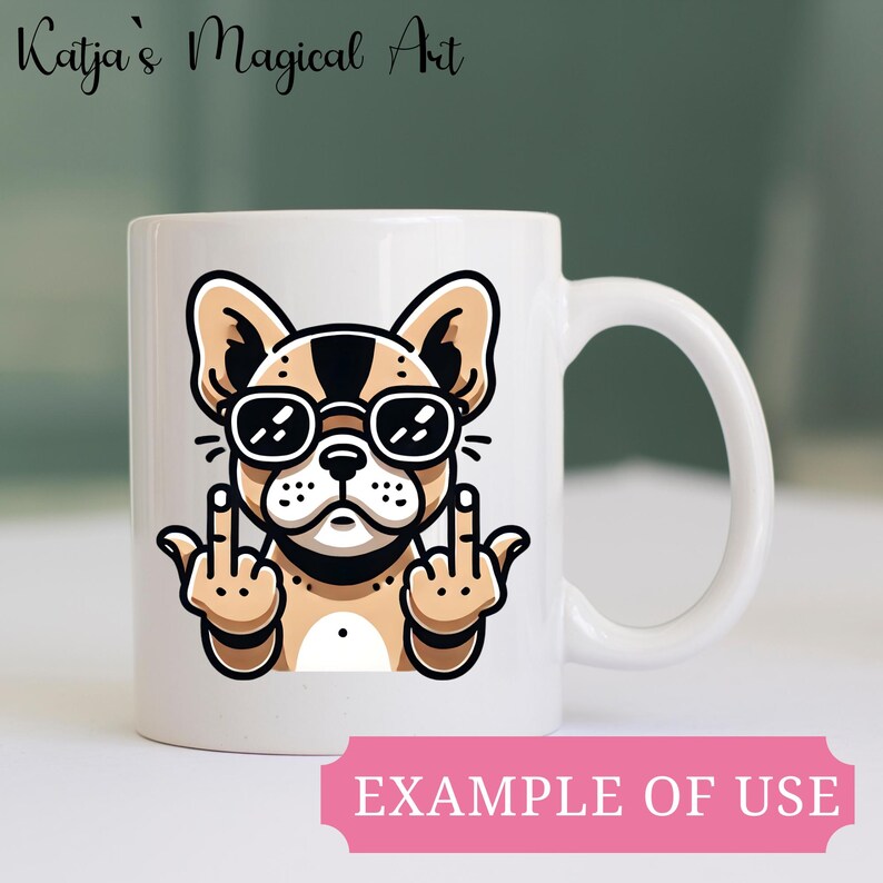 Middle Finger Animal PNG, Middle Finger Dog Clipart, French Bulldog ...
