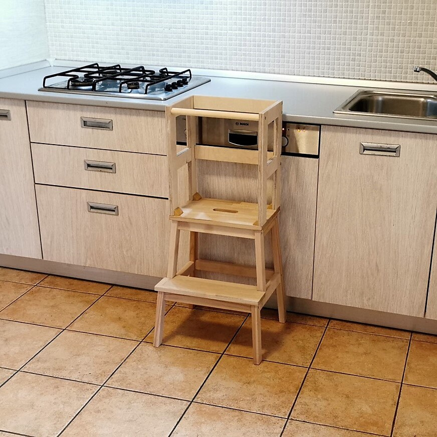 Kitchen Helper Tower Add-on for Ikea Bekvam Toddler and Kid | Etsy ...
