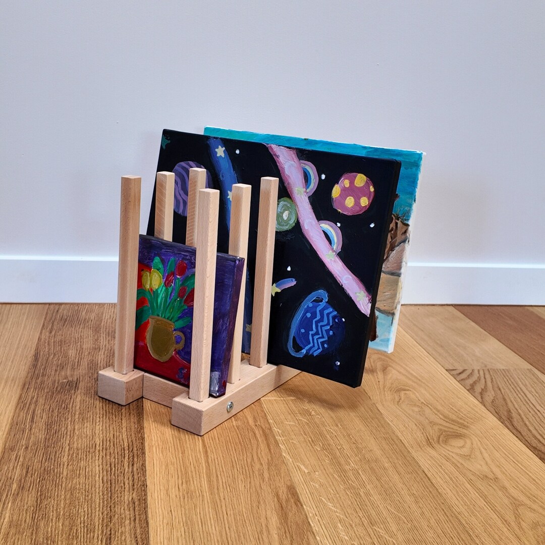 Art Storage Rack height 30cm / 11.81in for Canvas Boards, Panel, Frame ...