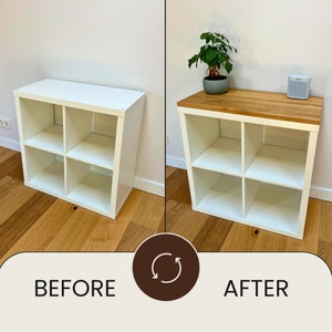 Wooden Panel for IKEA Kallax - Wooden Plate Solid Oak Hardwood - Clear ...