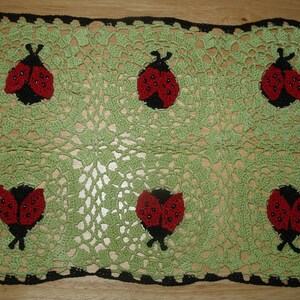 Ladybug Doily Crochet Pattern - Etsy