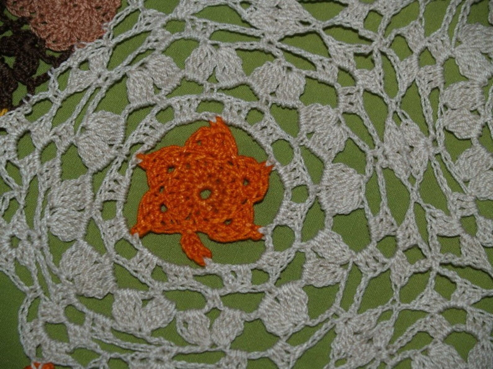 Thanksgiving Turkey's and Leaves Crochet Doily Pattern - Etsy
