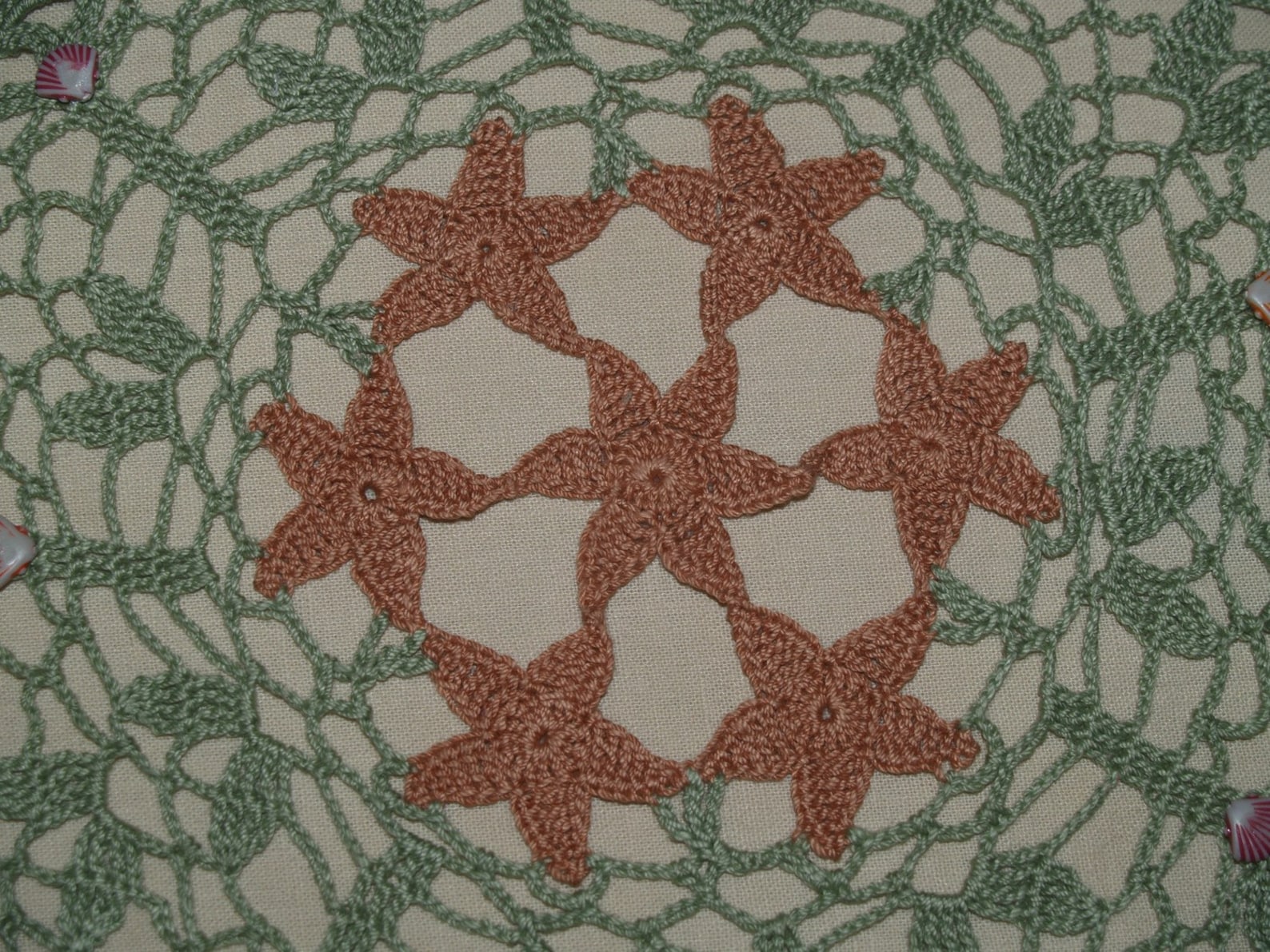 Circle of Fish Crochet Doily Pattern - Etsy