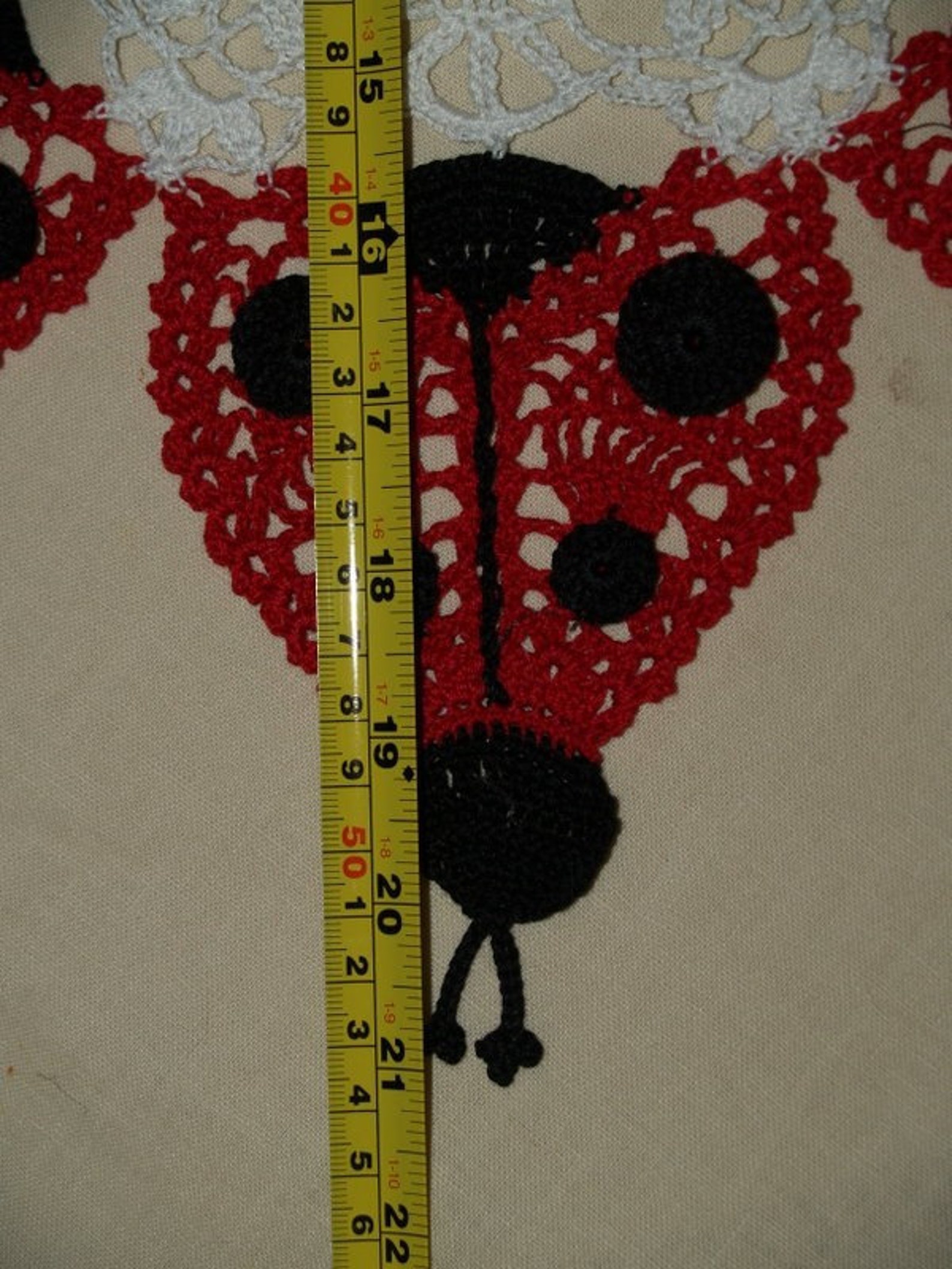 Ladybug Doily Crochet Pattern - Etsy