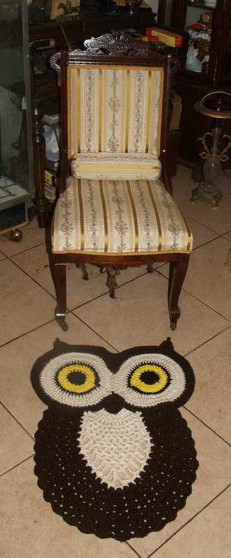 Crochet Owl Rug Pattern - Etsy