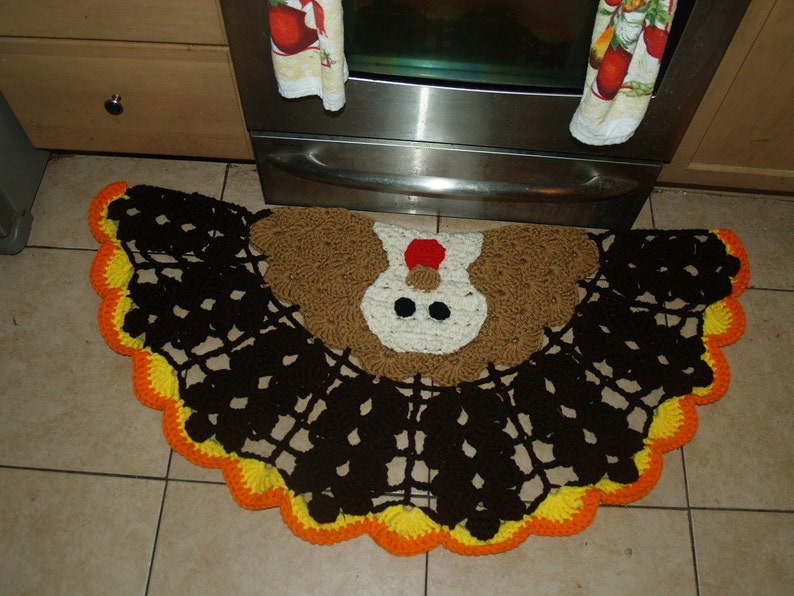 Thanksgiving Turkey Rug Crochet Pattern - Etsy