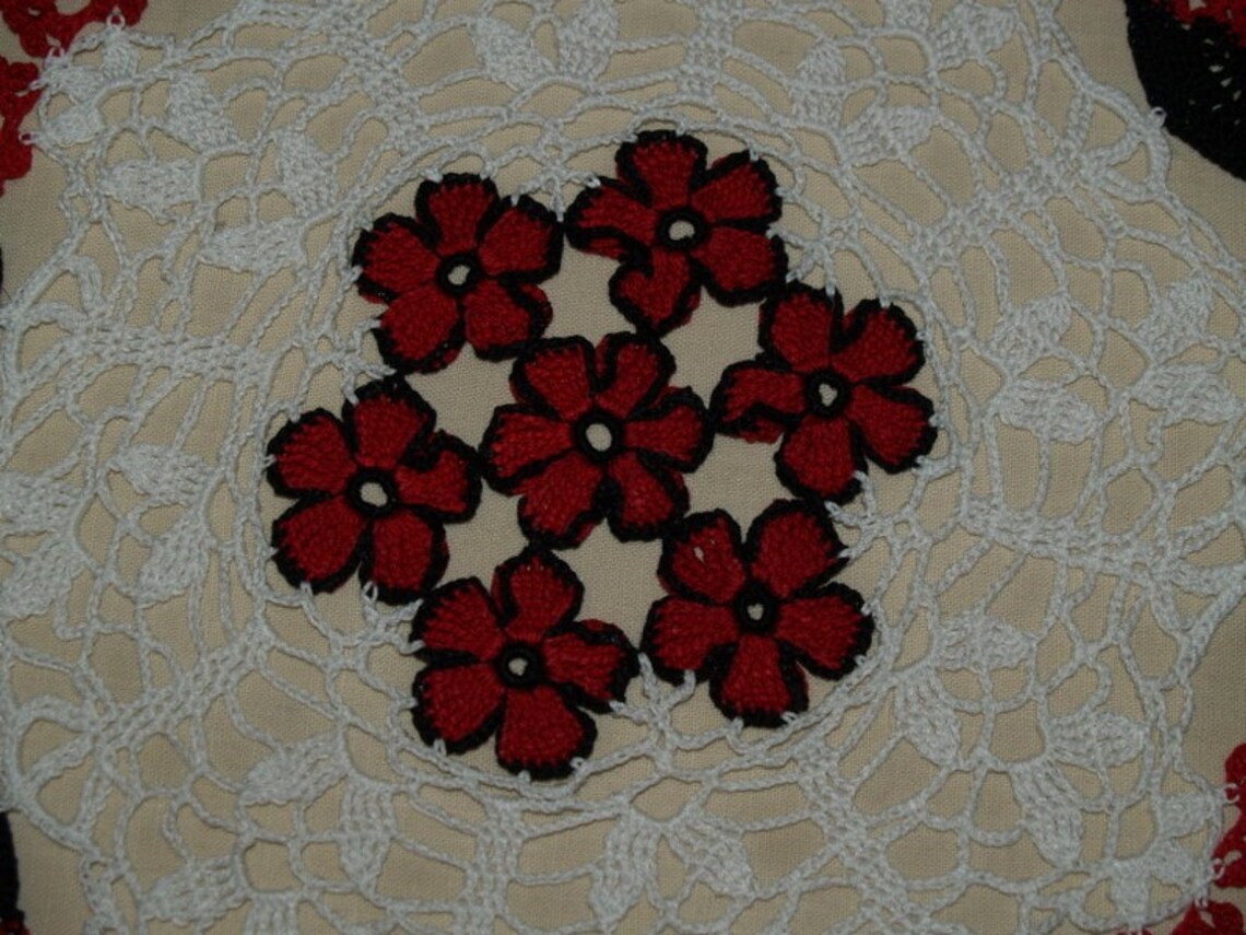 Ladybug Doily Crochet Pattern - Etsy