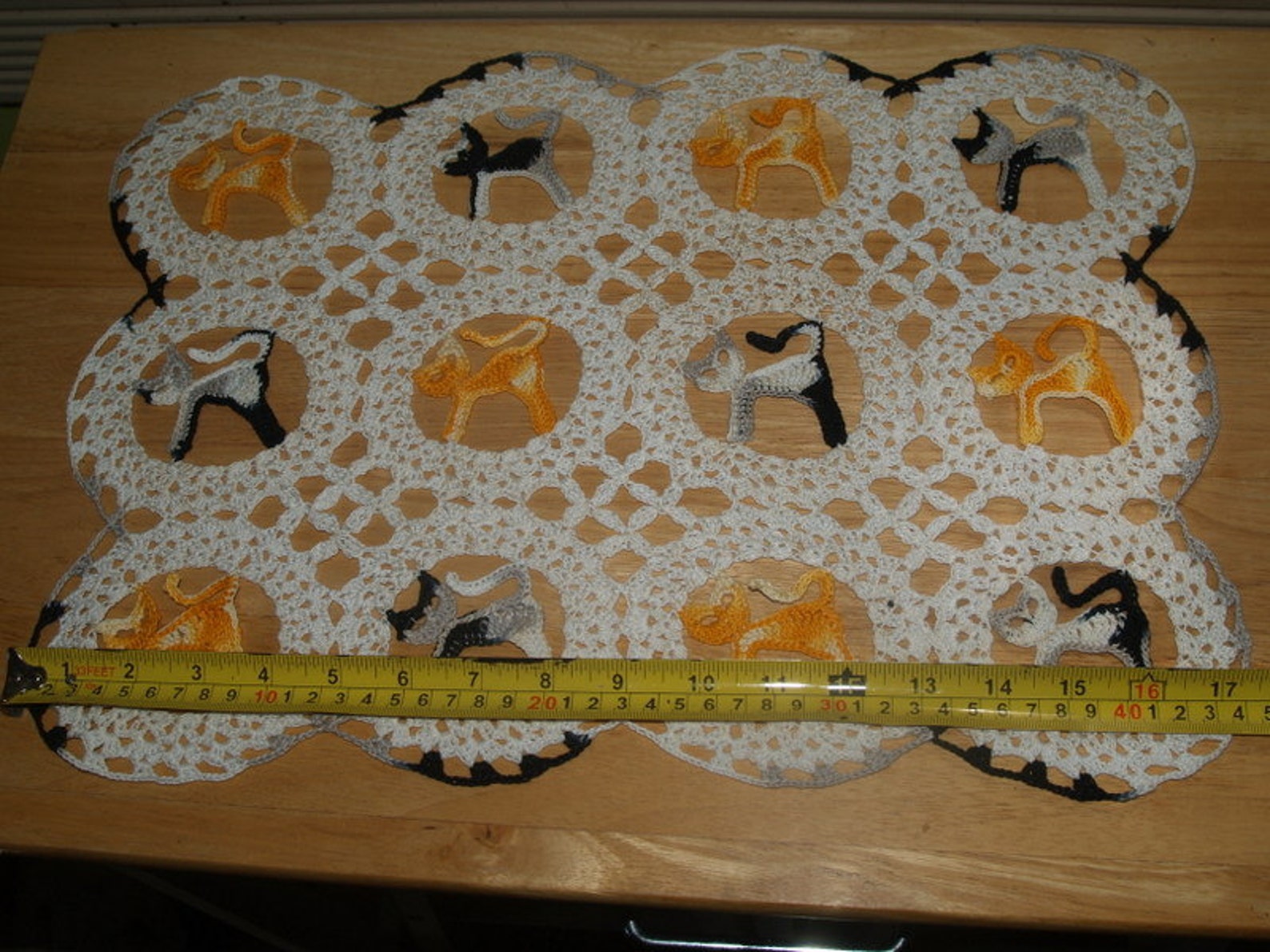 Crochet Kitty Cats- Cat Doily Pattern - Etsy