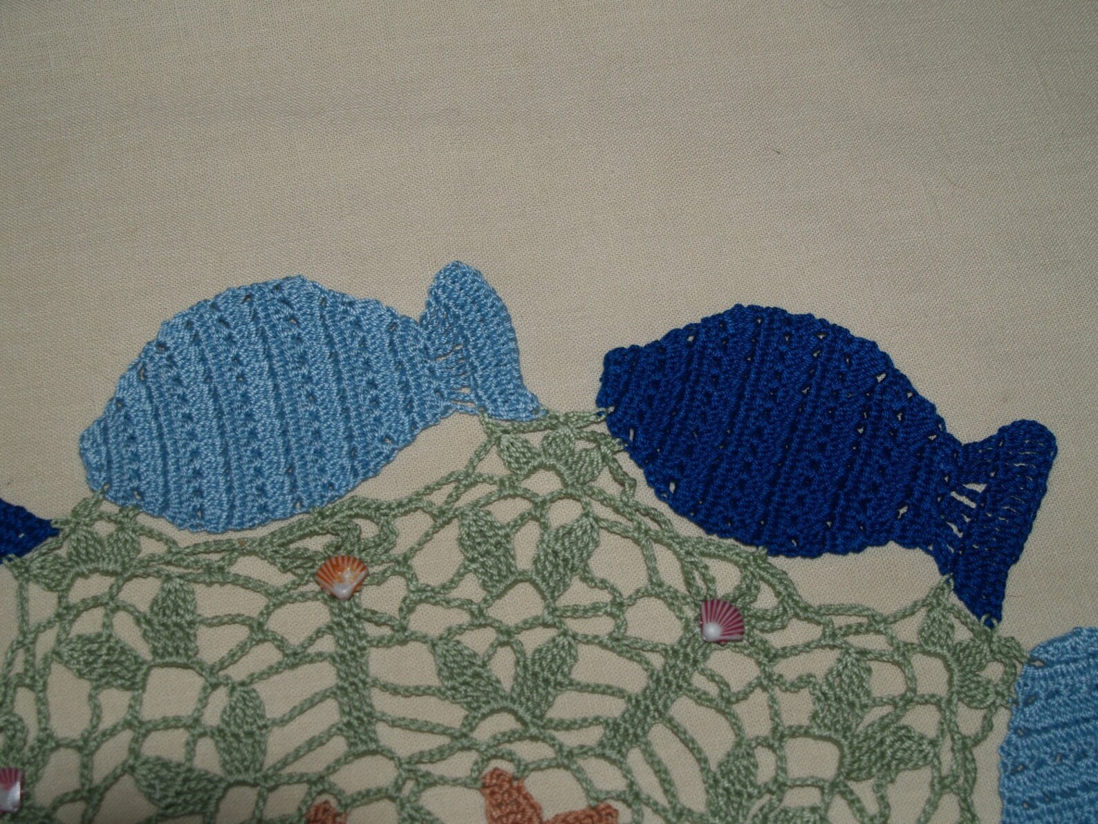 Circle of Fish Crochet Doily Pattern - Etsy