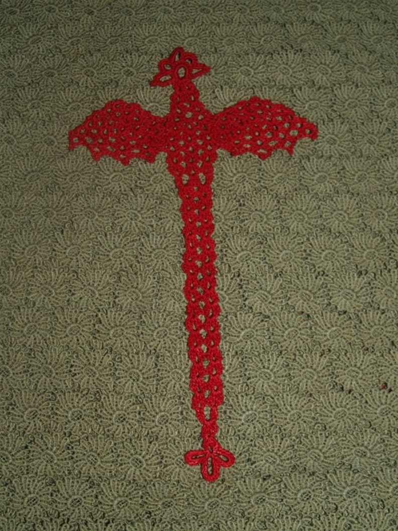 Crochet Dragon Bookmark or Motif - Etsy
