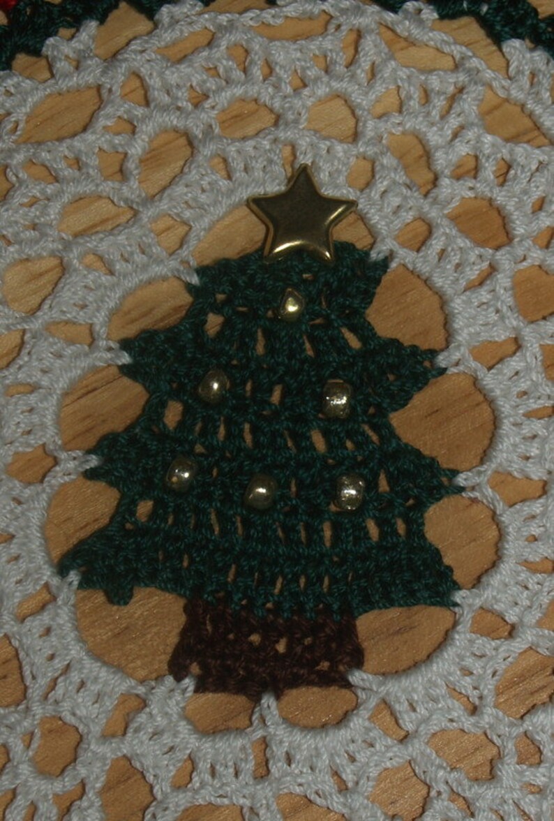 Crochet Christmas Trees- Tree Doily Pattern - Etsy