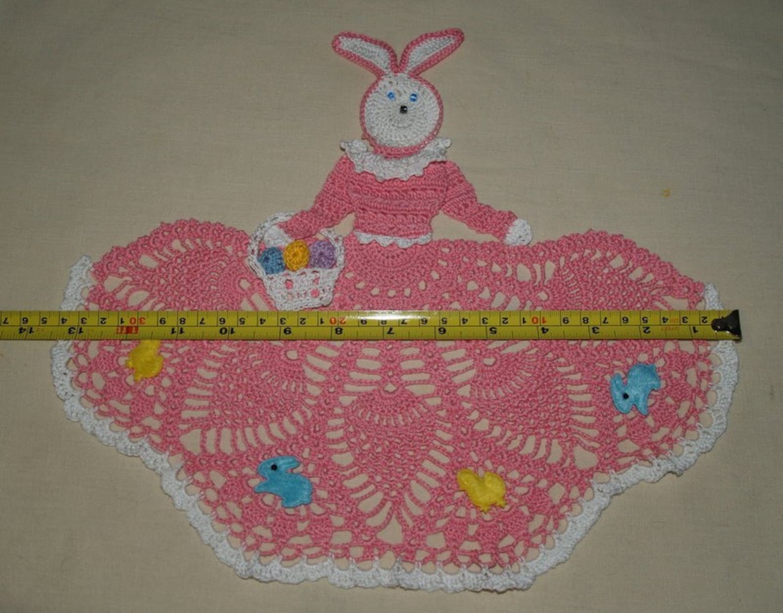 Easter Bunny Girl Doily Crochet Pattern - Etsy