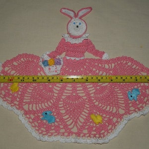 Easter Bunny Girl Doily Crochet Pattern - Etsy