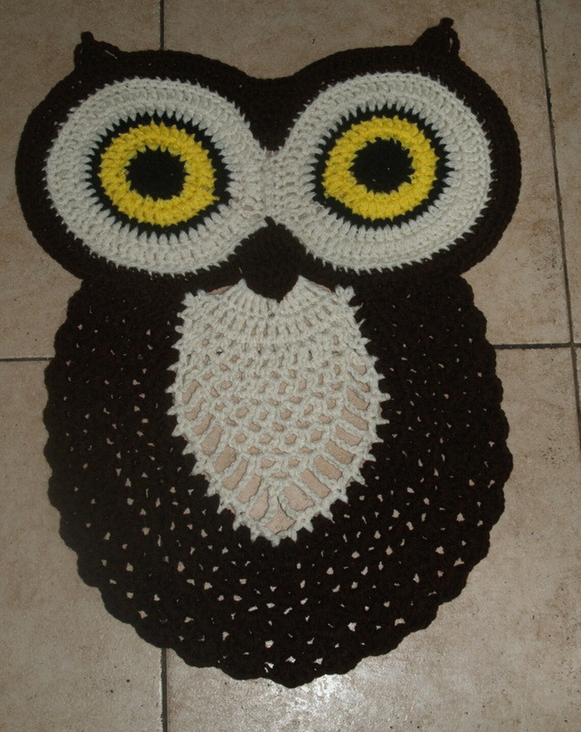 Crochet Owl Rug Pattern - Etsy