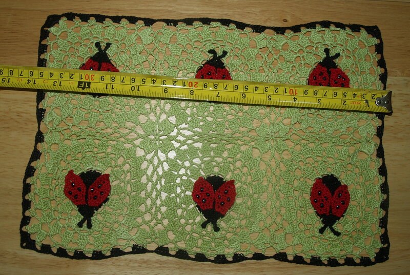 Ladybug Doily Crochet Pattern - Etsy