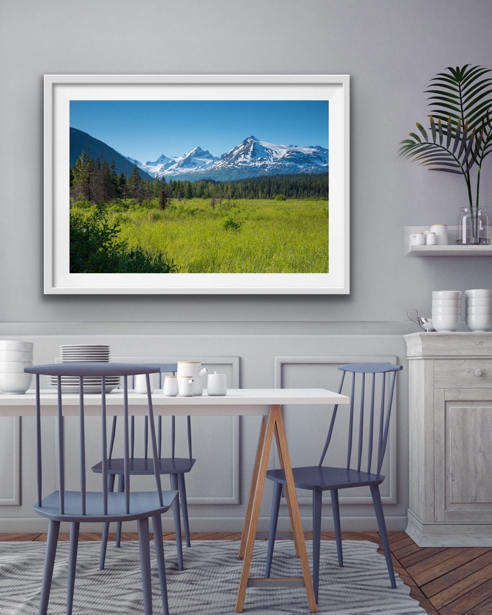 Alaskan Landscape Photography Print | Mountain Landscape Print ...