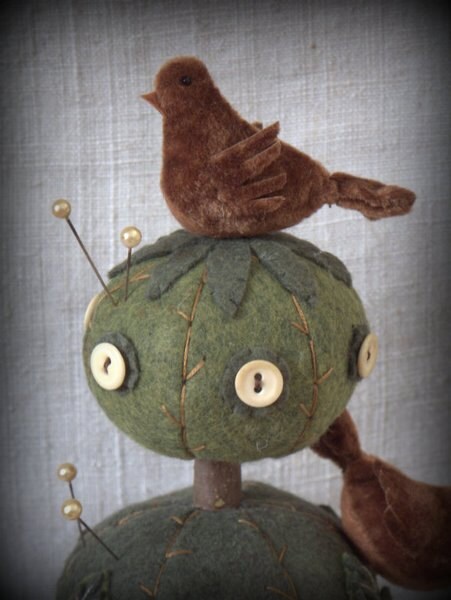 PDF DOWNLOAD DIY Topiary Treehouse Pincushion Pattern With - Etsy