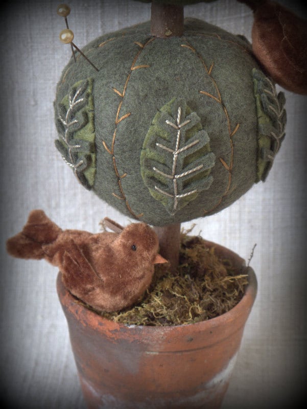 PDF DOWNLOAD DIY Topiary Treehouse Pincushion Pattern With - Etsy