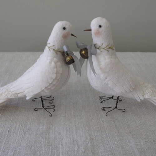 PDF DOWNLOAD DIY Turtle Doves Pattern for Christmas by - Etsy