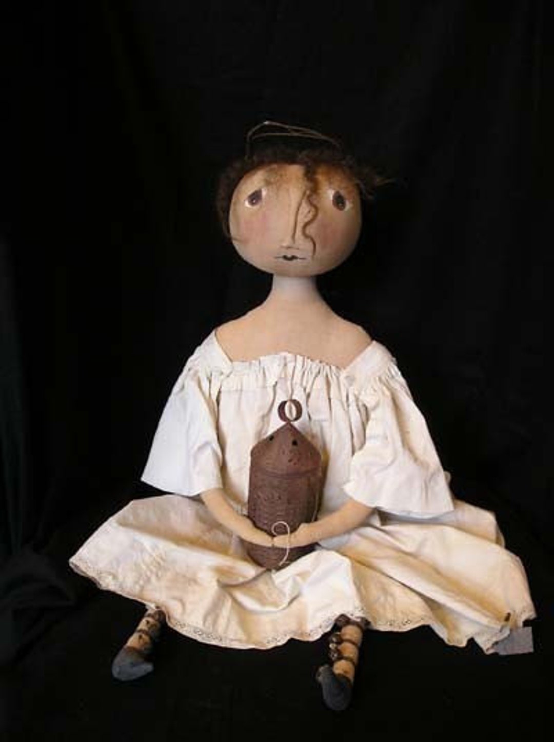 DIY PATTERN - Primitive Hannah Doll by Cheswickcompany - Etsy