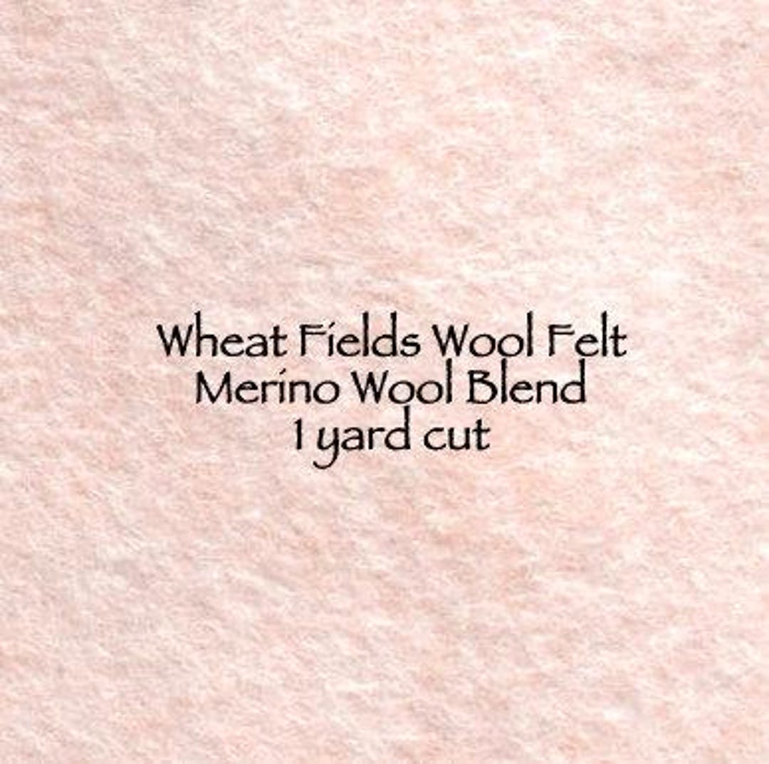 Wheat Fields Wool Felt 1 Yard Cut - National Nonwovens - by ...