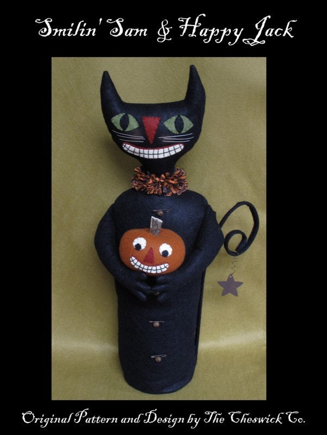 Smilin Sam and Happy Jack E-PATTERN by Cheswickcompany - Etsy